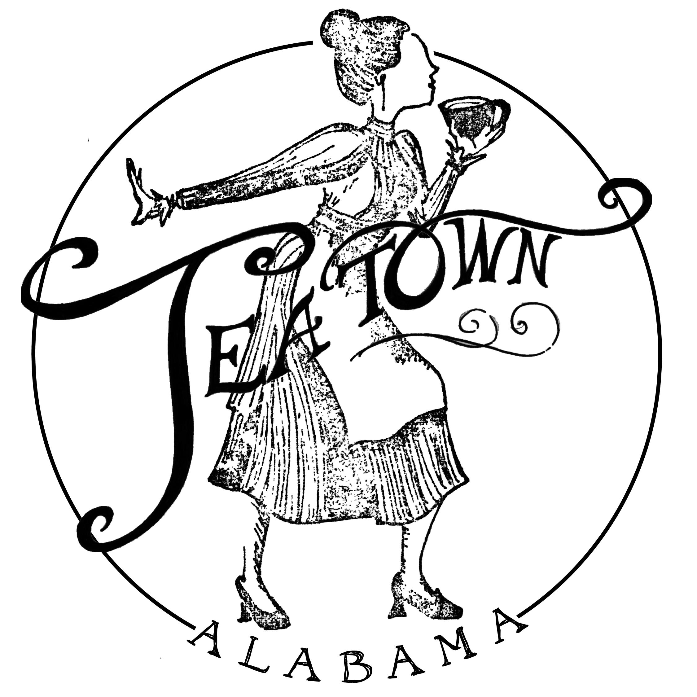 Tea Town Alabama logo